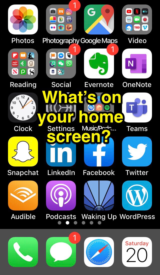 What’s on your home screen? | Daily-Ink by David Truss